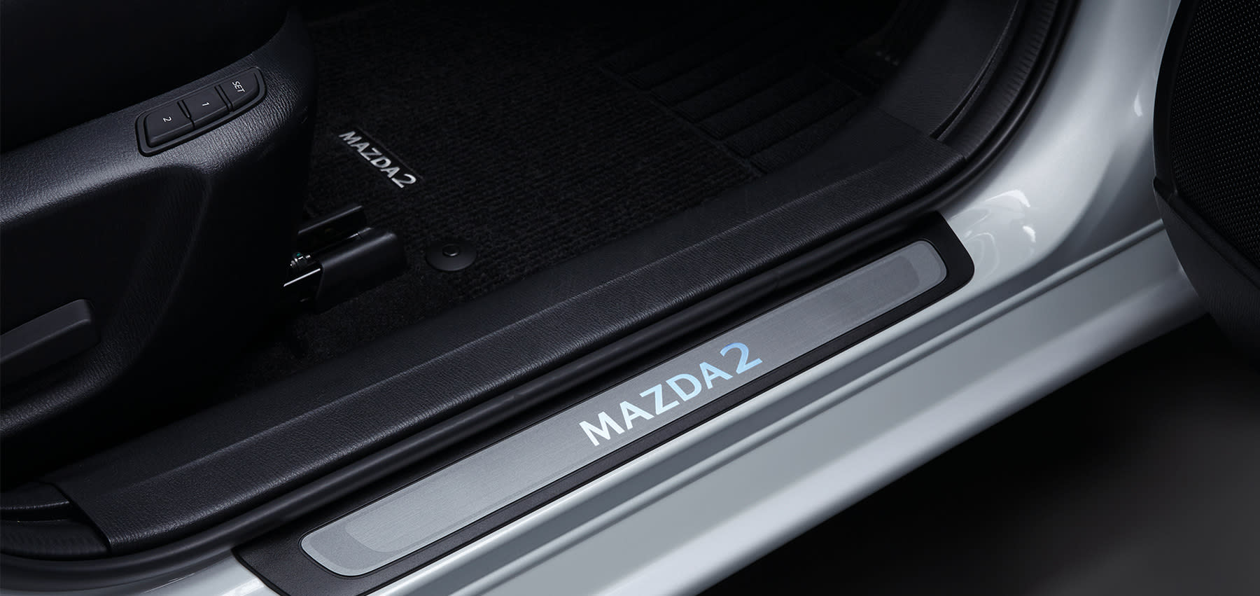 La Mazda2: Points forts des accessoires