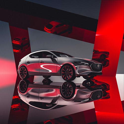 Cars and Colour artwork | Mazda UK