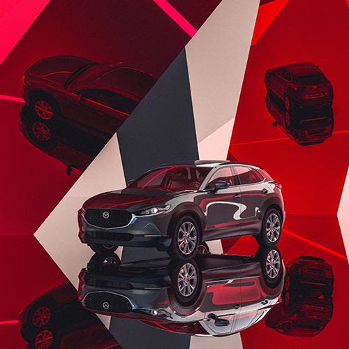 Cars and Colour artwork | Mazda UK