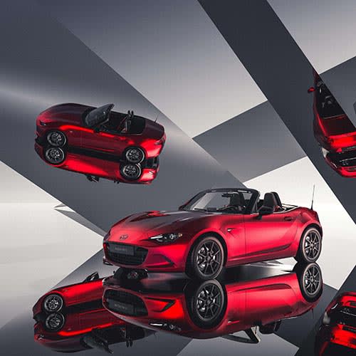Cars and Colour artwork | Mazda UK